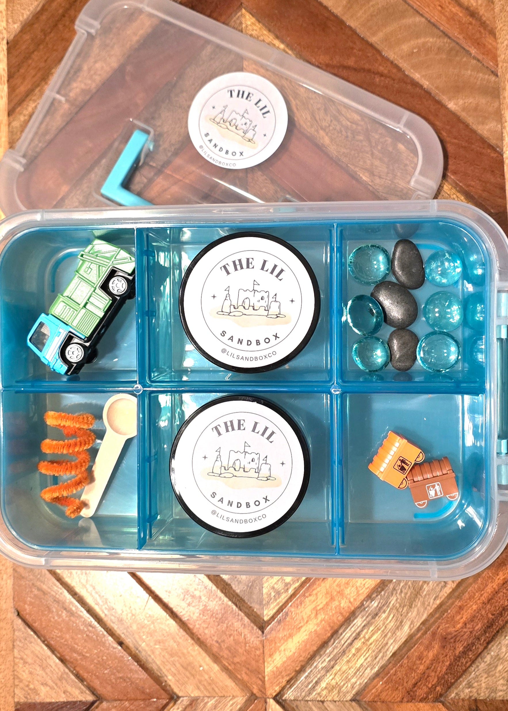 The Lil Sandbox Large Trash Truck Sensory Sand Box